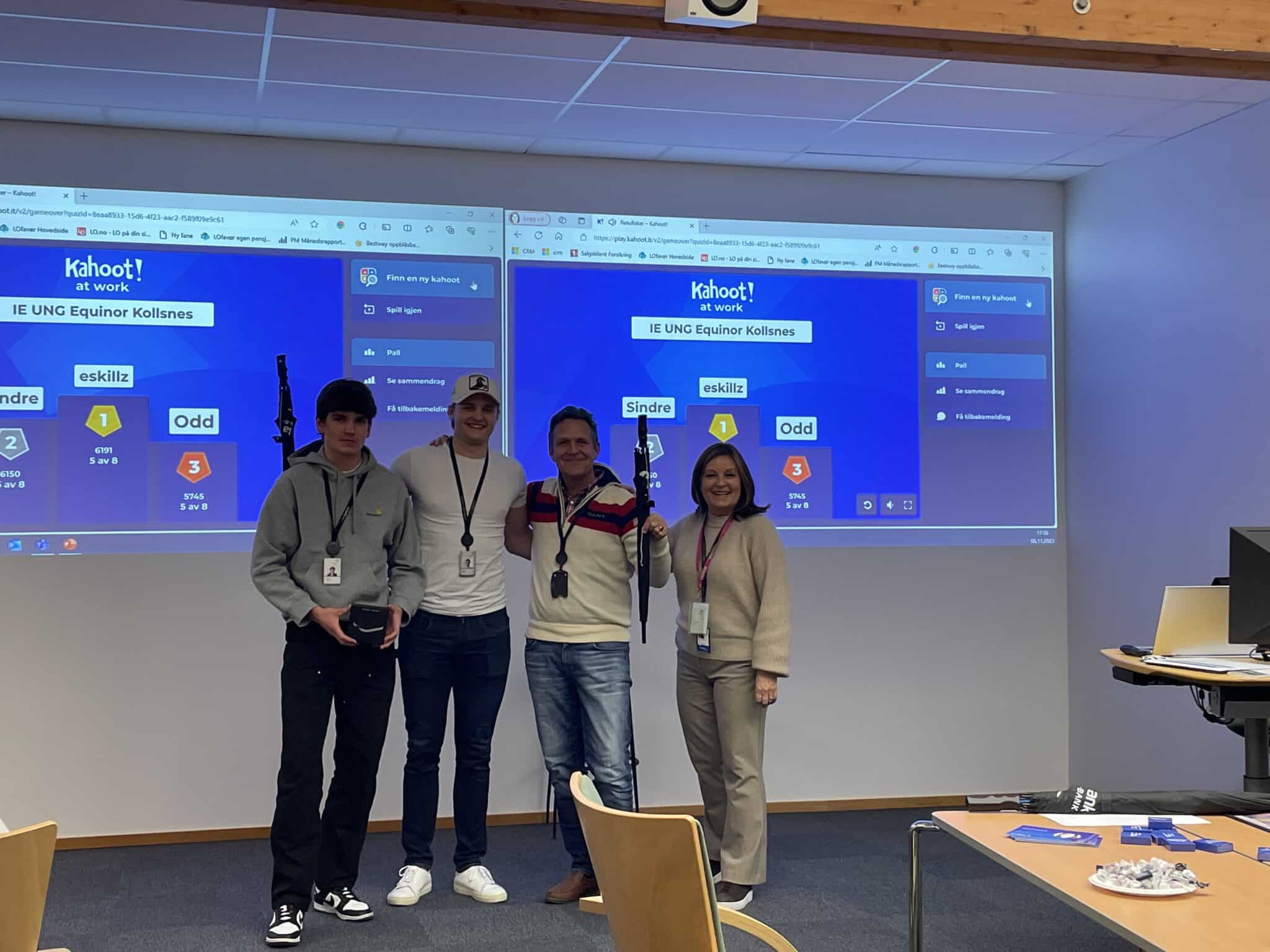 Sosial sammenkomst for unge og lærlinger på Sture Kollsnes - Styrke Equinor